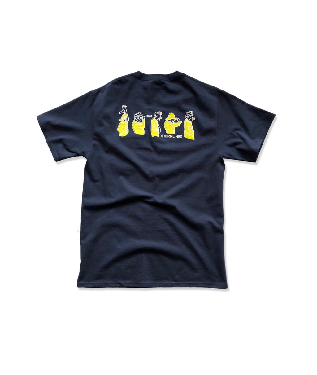 Navy Old Salt Short-Sleeve Pocket Tee | STERNLINES